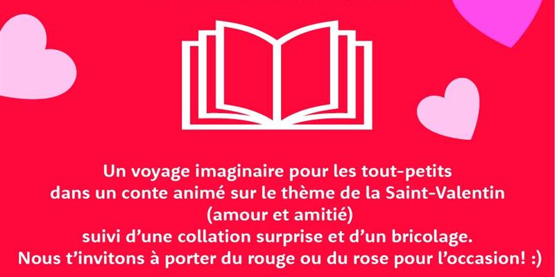 HEURE DU CONTE DE LA SAINT-VALENTIN | Saint-Ferréol-les-Neiges